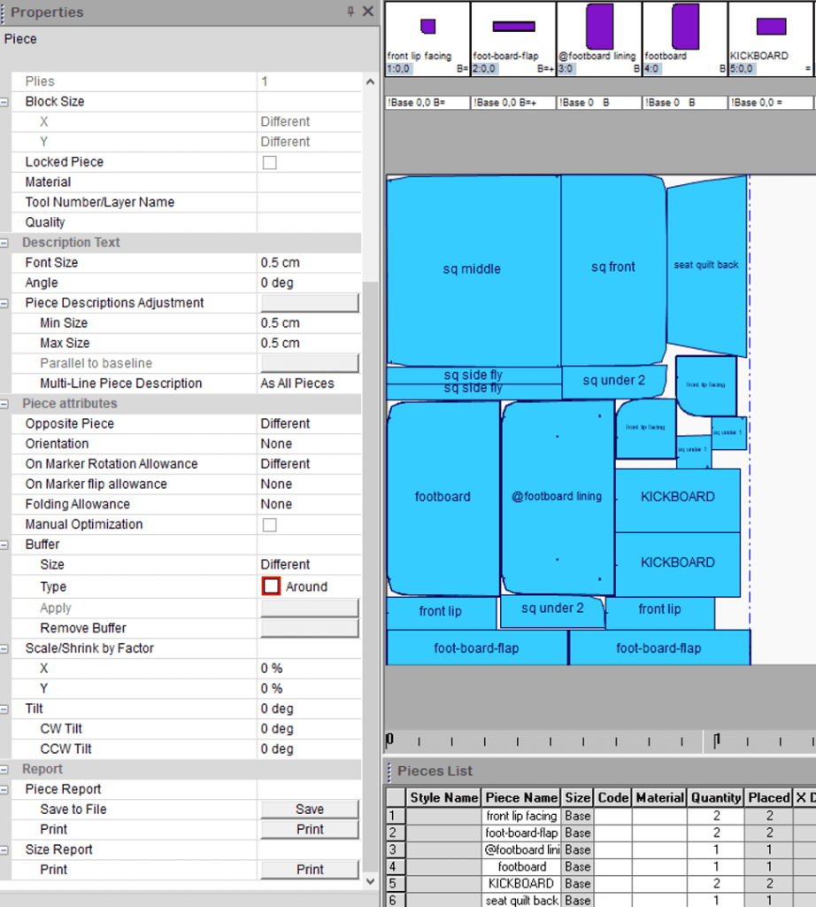 Nesting Upholstery - Assyst Bullmer